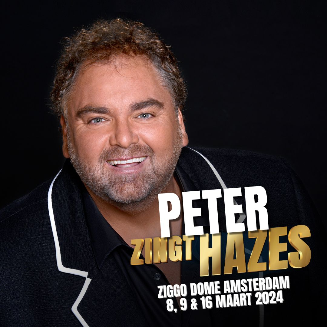 Peter Beense zingt dit jaar ook Hazes - Holland zingt Hazes